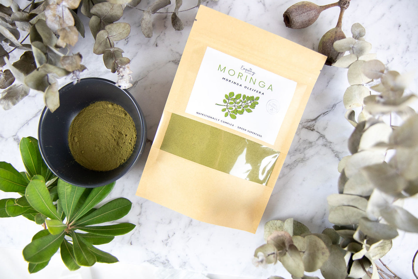 Buy Organic Moringa Powder Australia | Pure & Nutrient-Dense – Empathy ...